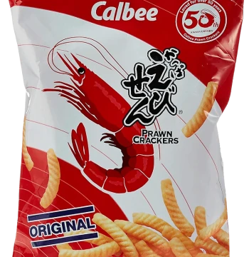 Calbee Prawn Crackers Original – Real Prawn Light & Crispy Snack